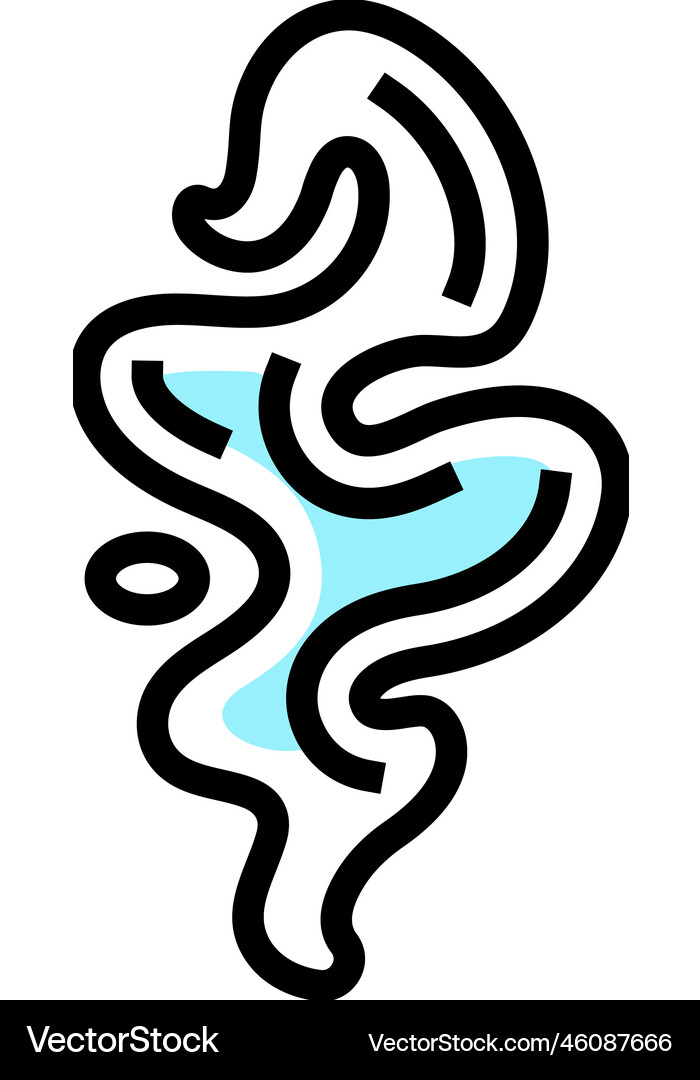 Vapour smell color icon Royalty Free Vector Image