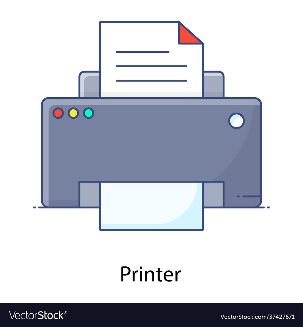 Printer Royalty Free Vector Image - VectorStock