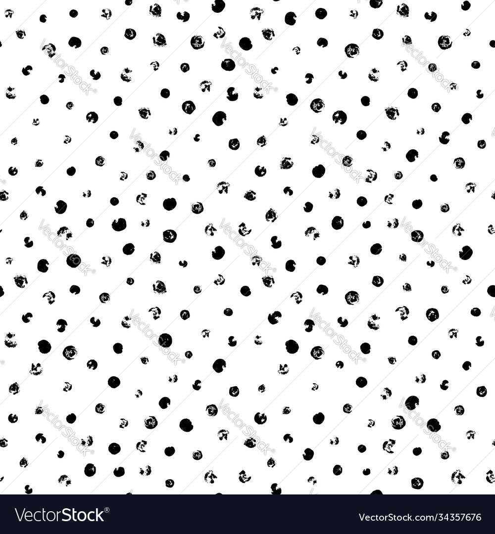 Random scattered polka dots abstract black and Vector Image Random scattered polka dots abstract black and Vector Image