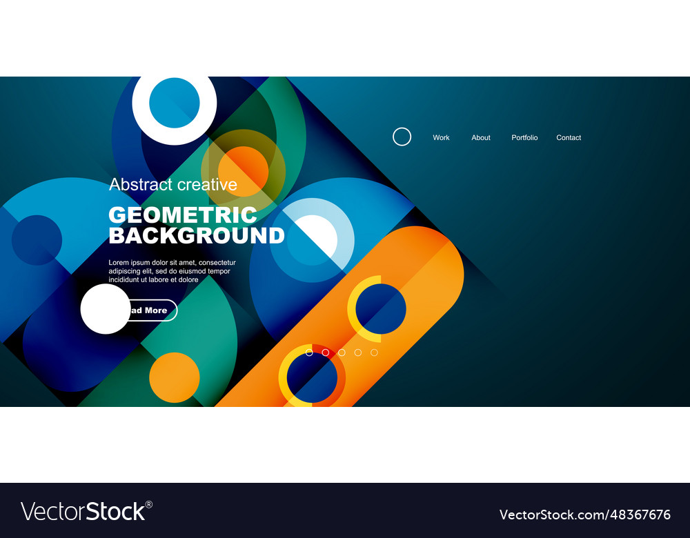 Simple circles and round elements pattern Vector Image