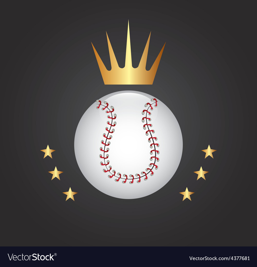 Baseball design Royalty Free Vector Image - VectorStock