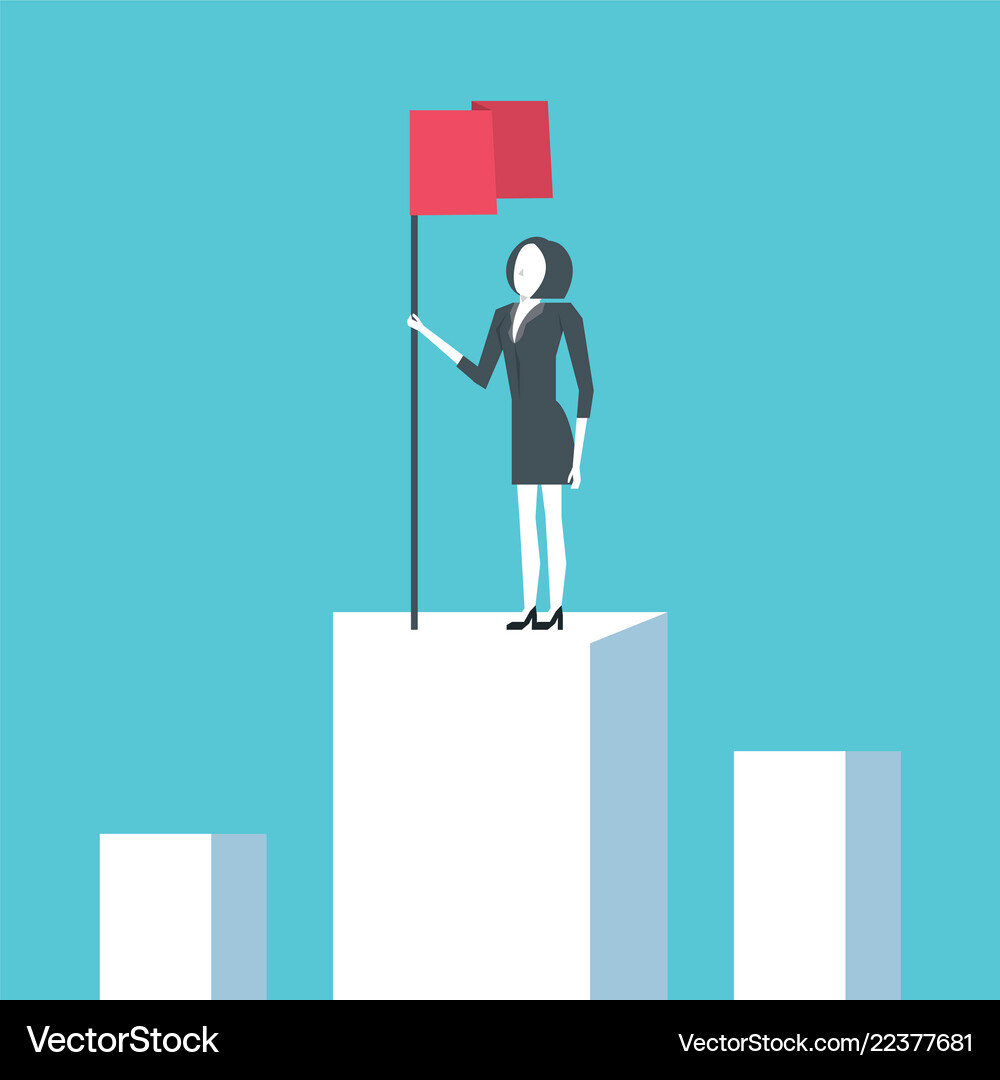 Business leader and high achiever Royalty Free Vector Image