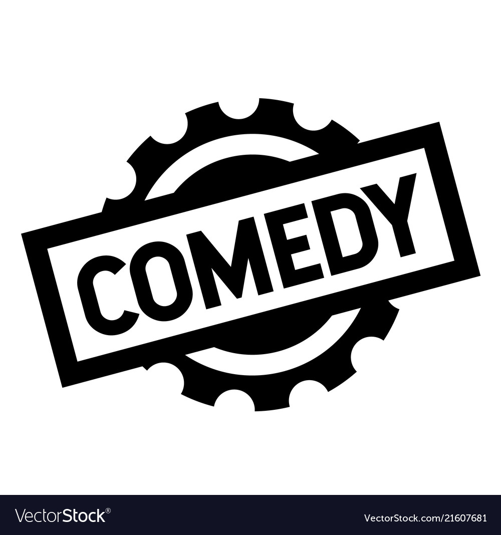 Comedy black stamp Royalty Free Vector Image - VectorStock