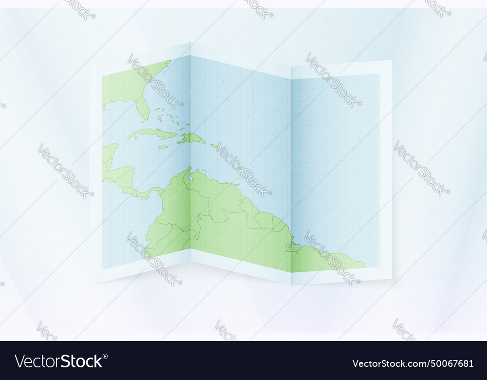 Saint lucia map folded paper Royalty Free Vector Image Saint lucia map folded paper Royalty Free Vector Image