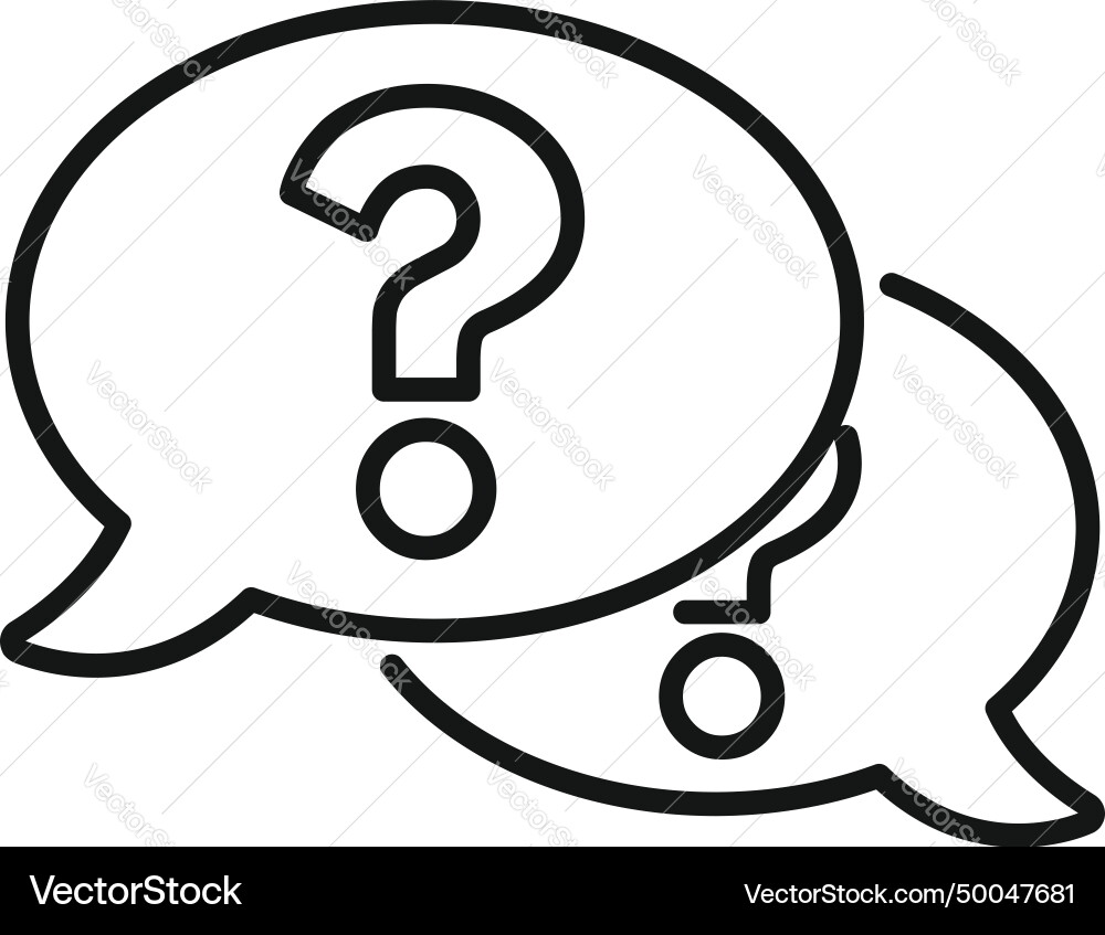 Sign object reveal icon outline arrow Royalty Free Vector