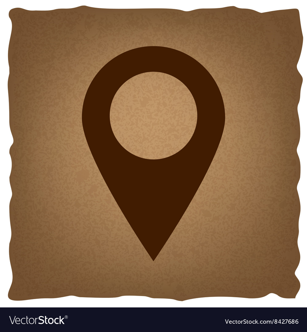 Mark pointer sign Royalty Free Vector Image - VectorStock