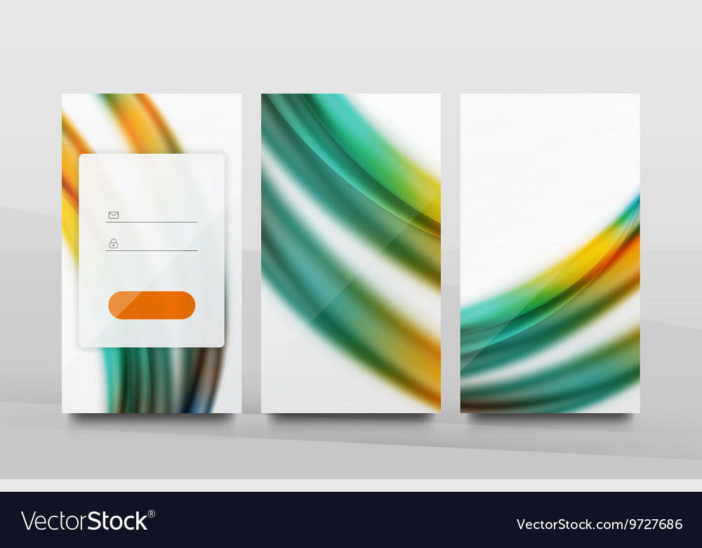 Mobile background ui Royalty Free Vector Image