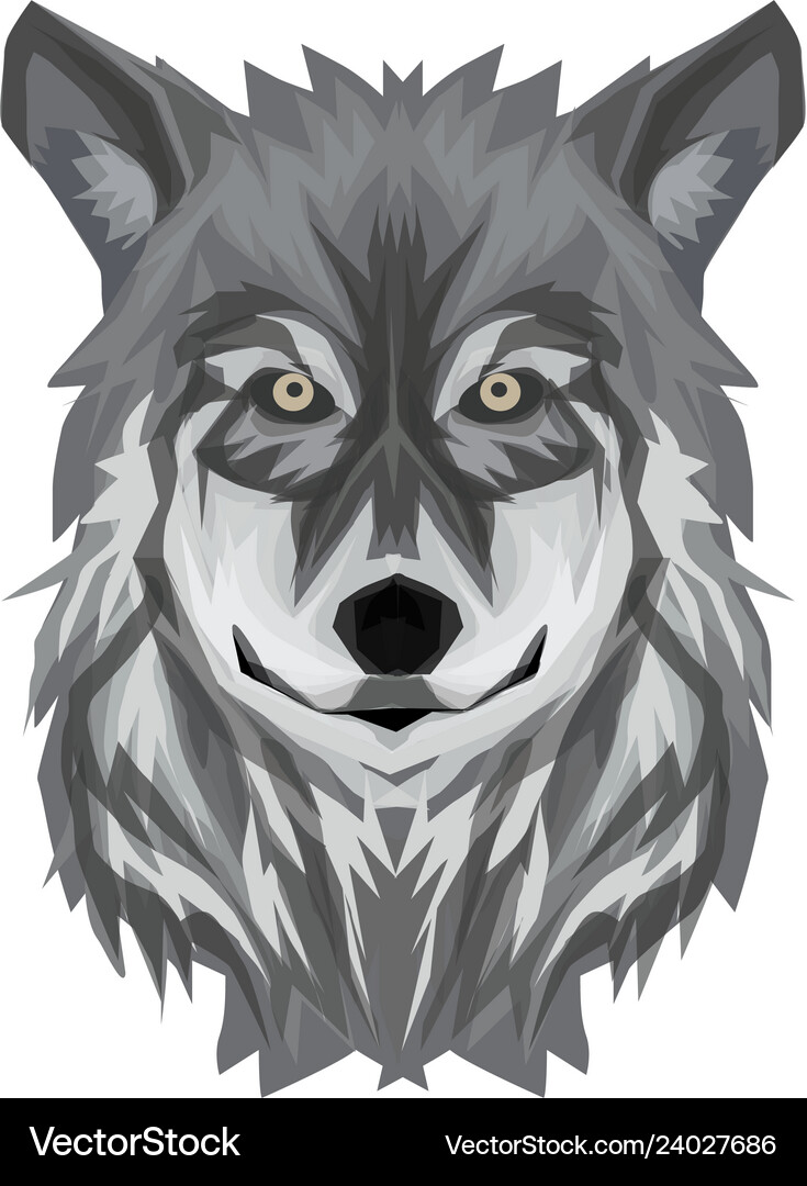 Wolf Royalty Free Vector Image - VectorStock