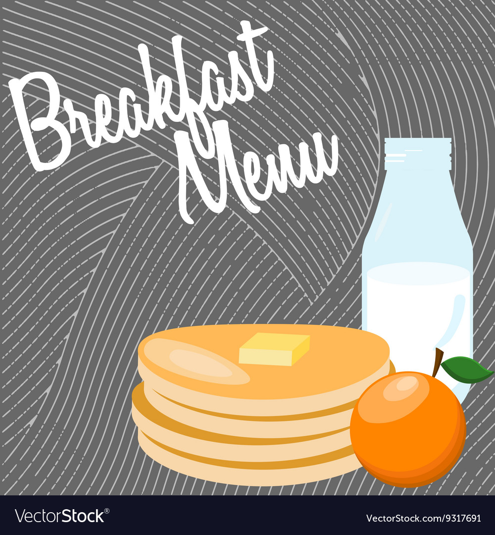 Breakfast Royalty Free Vector Image - VectorStock