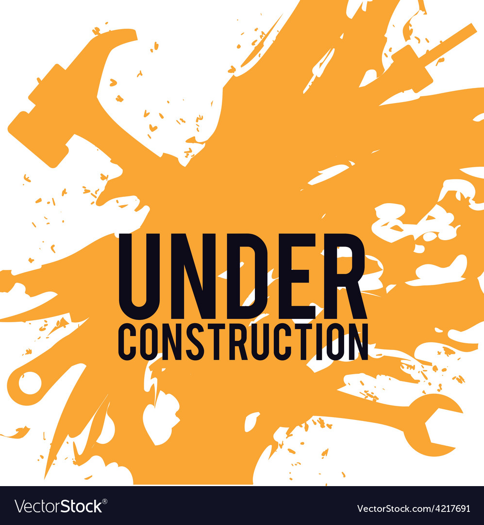 Under construction design Royalty Free Vector Image