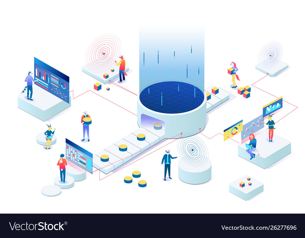 Data visualisation Royalty Free Vector Image - VectorStock