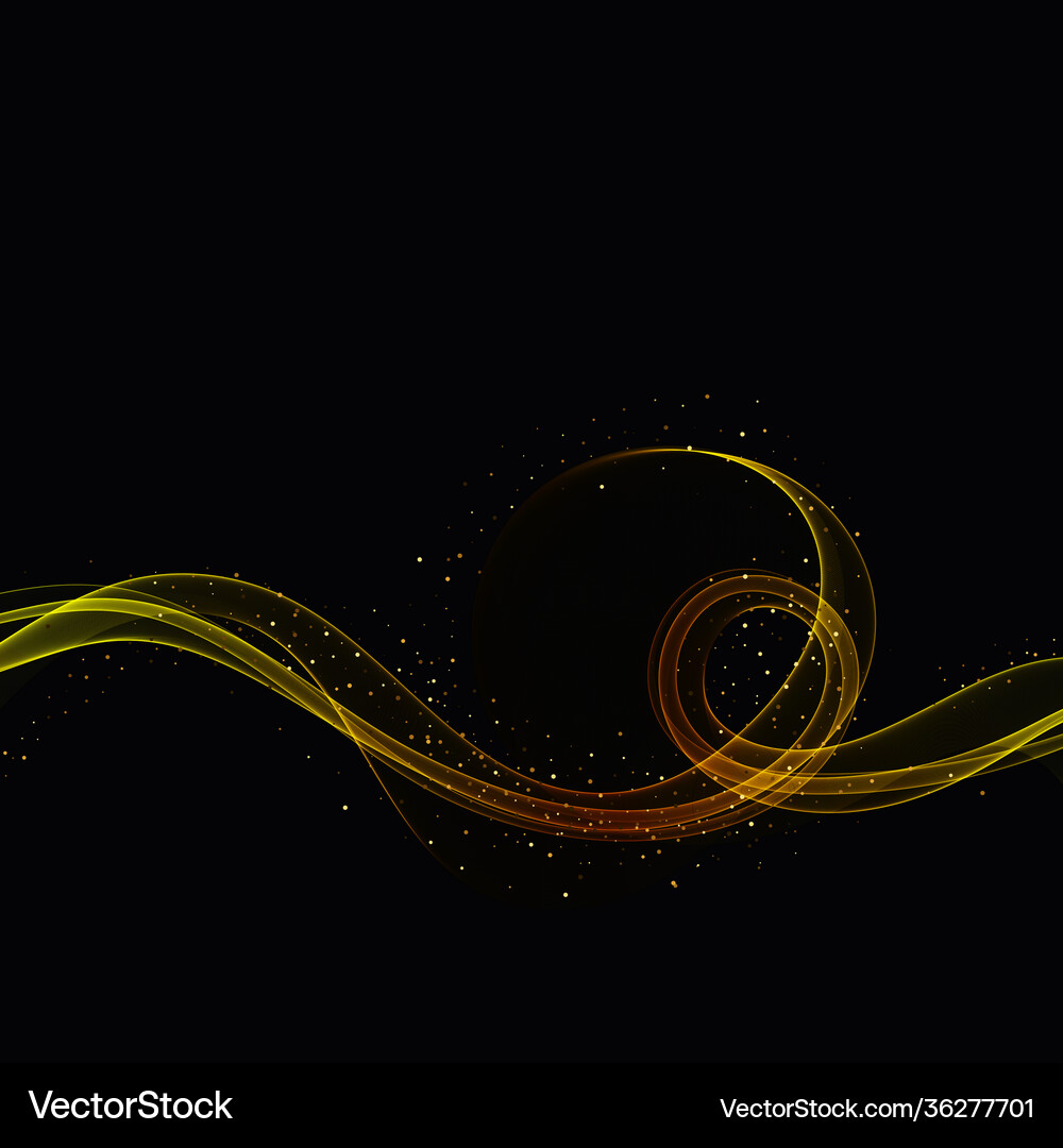 Abstract gold strips design shiny golden moving Vector Image