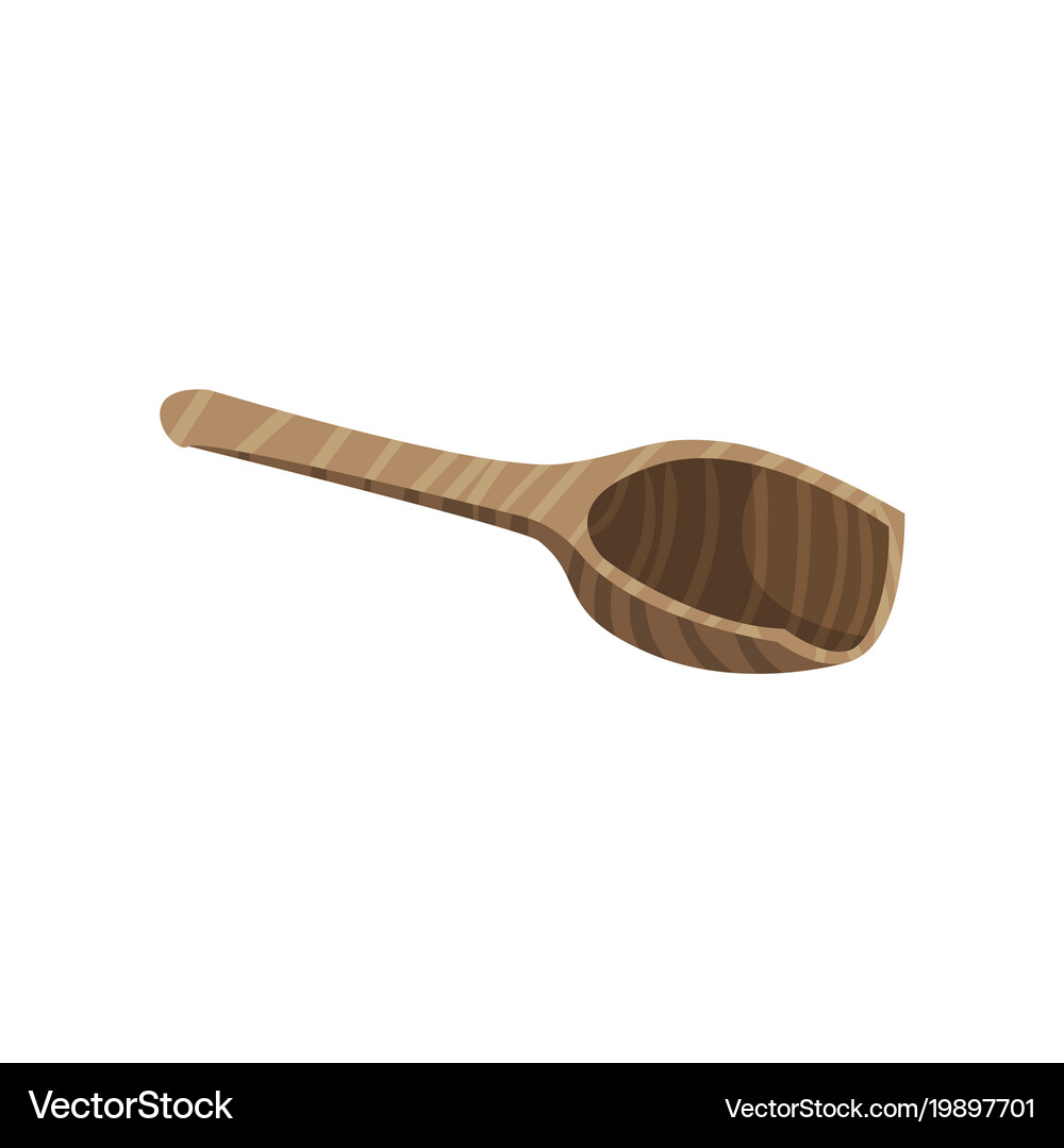 Bamboo spoon tea ceremony symbol cartoon Vector Image
