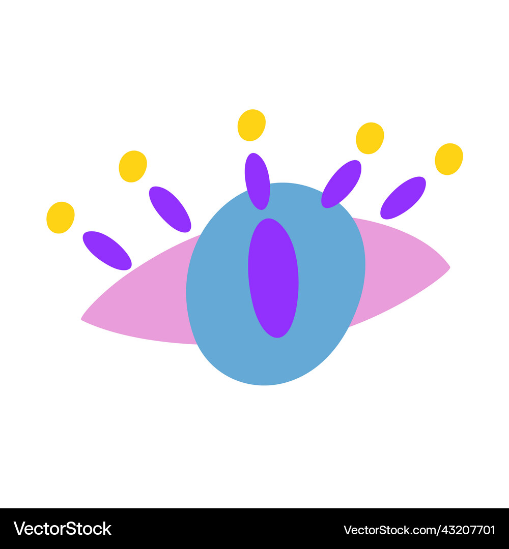 Eye element of evil ra turkish greek and esoteric Vector Image