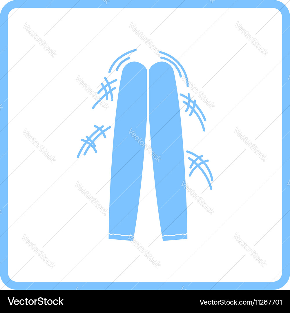 Football fans clapping sticks icon Royalty Free Vector Image
