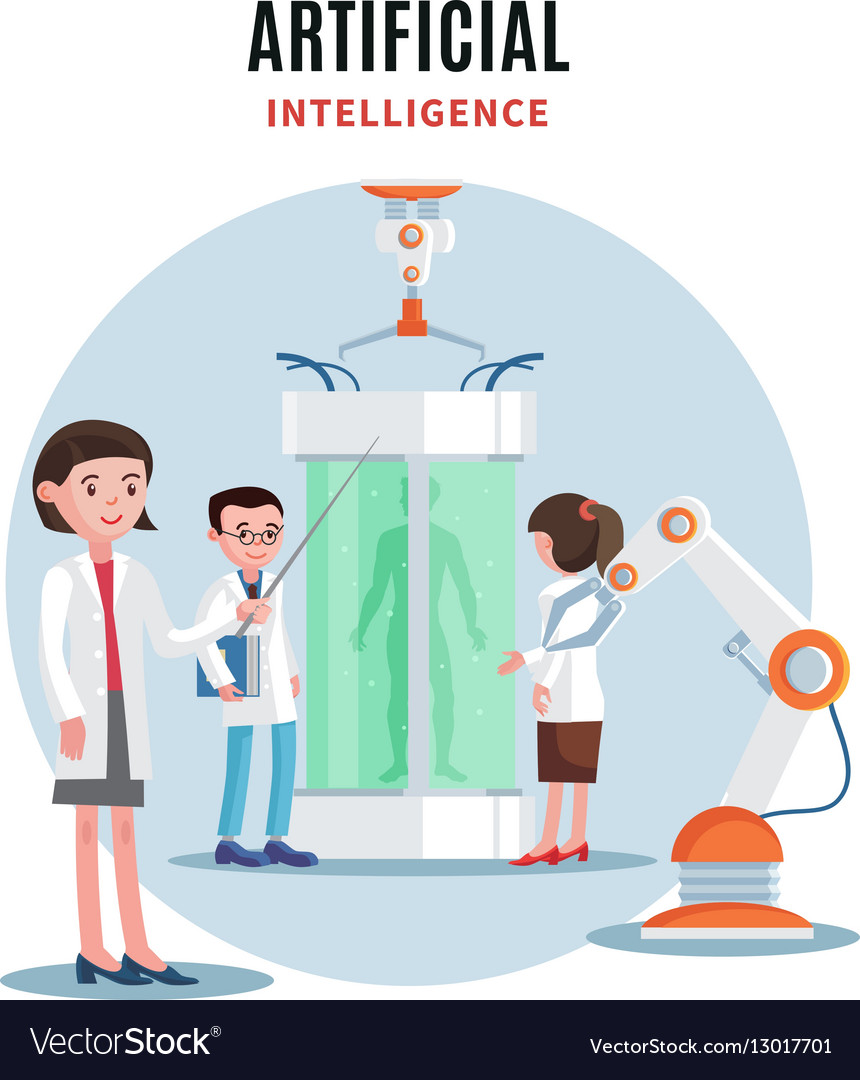 Genetic engineering template Royalty Free Vector Image