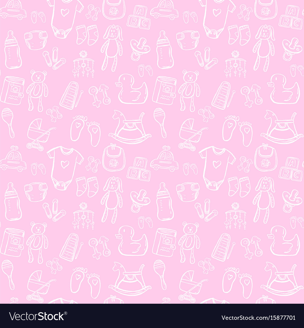 Pattern background set Royalty Free Vector Image