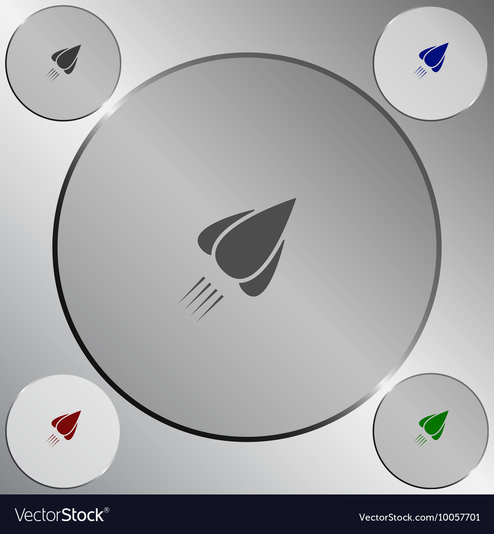 Rocket icon stock Royalty Free Vector Image - VectorStock