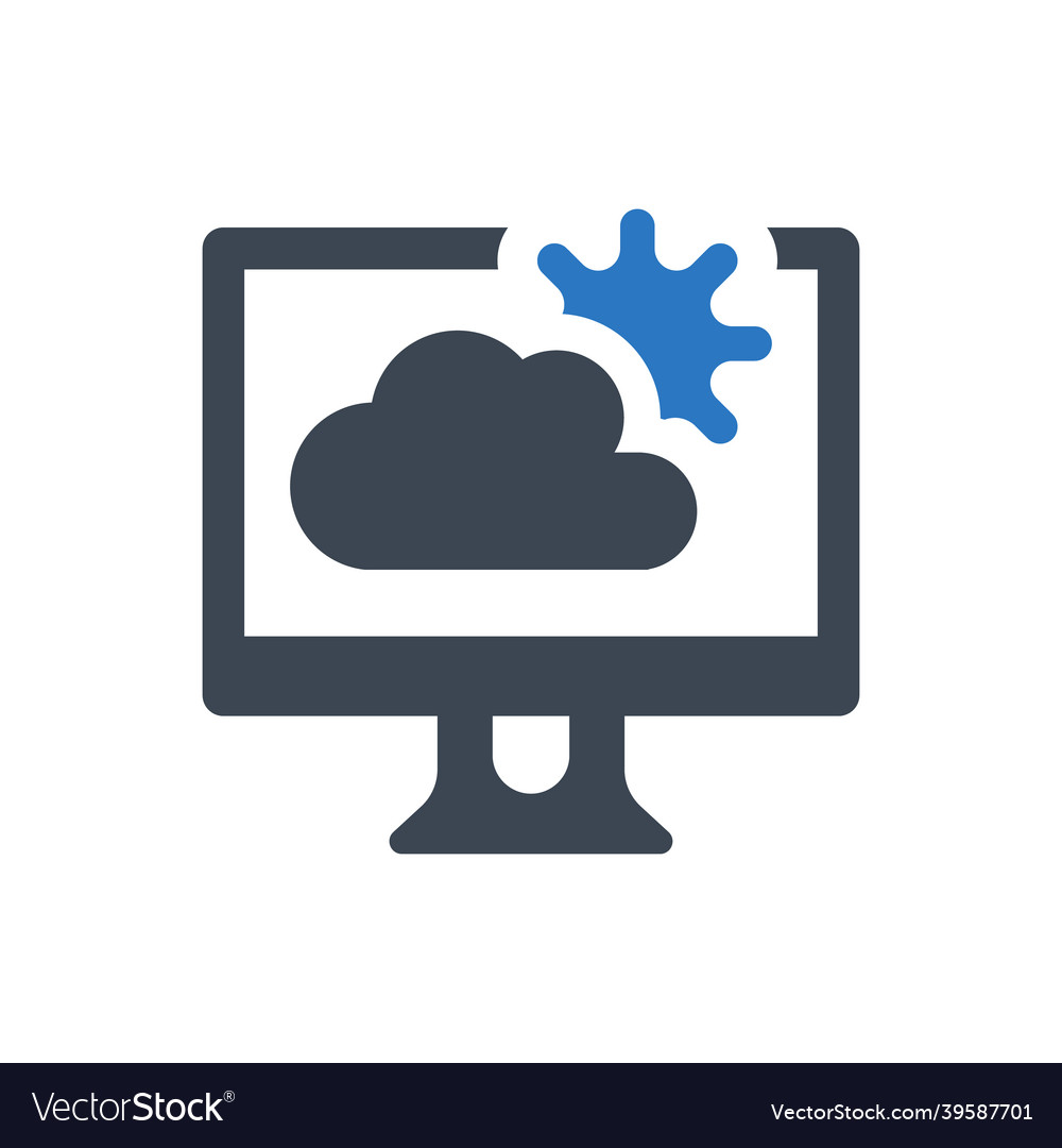 Weather forecast icon Royalty Free Vector Image