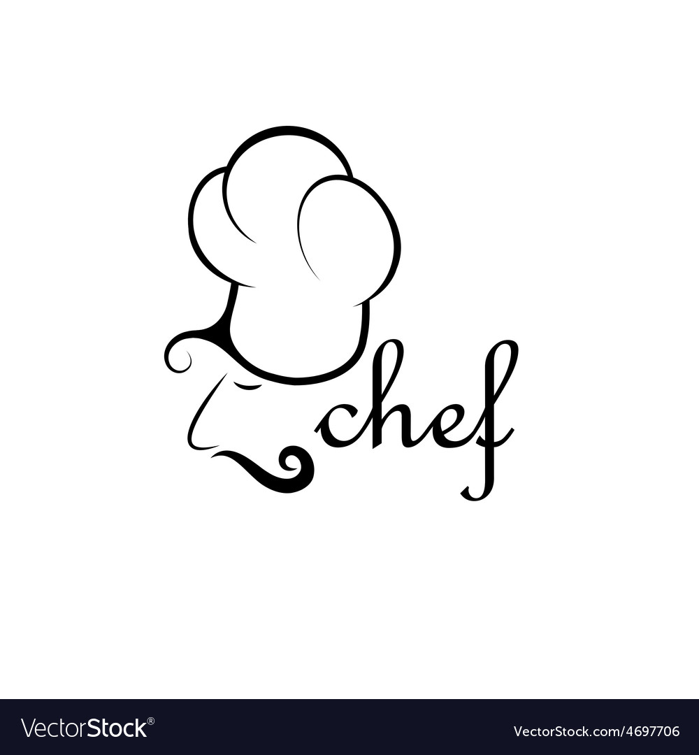 Chef design template Royalty Free Vector Image