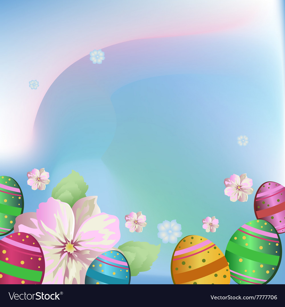 Easter background Royalty Free Vector Image - VectorStock