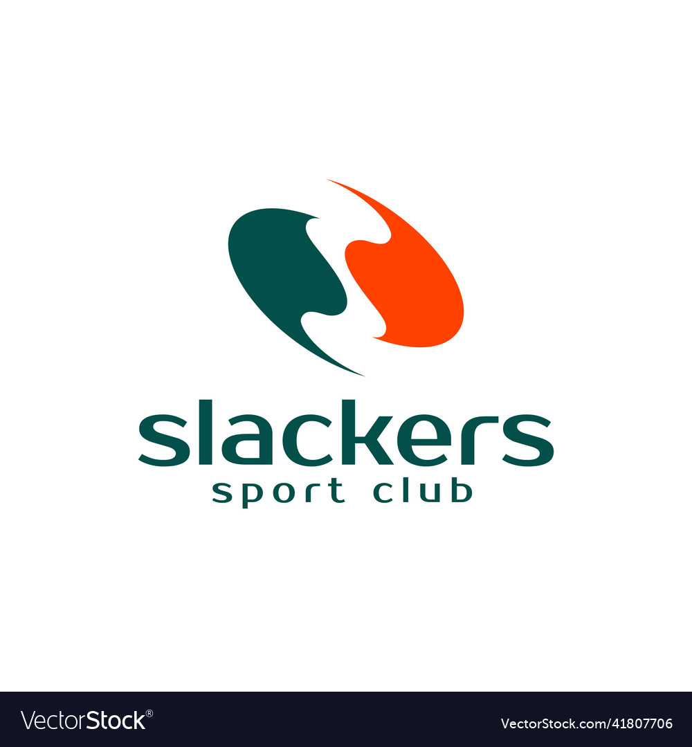 Letter s abstract oval logo Royalty Free Vector Image Letter s abstract oval logo Royalty Free Vector Image
