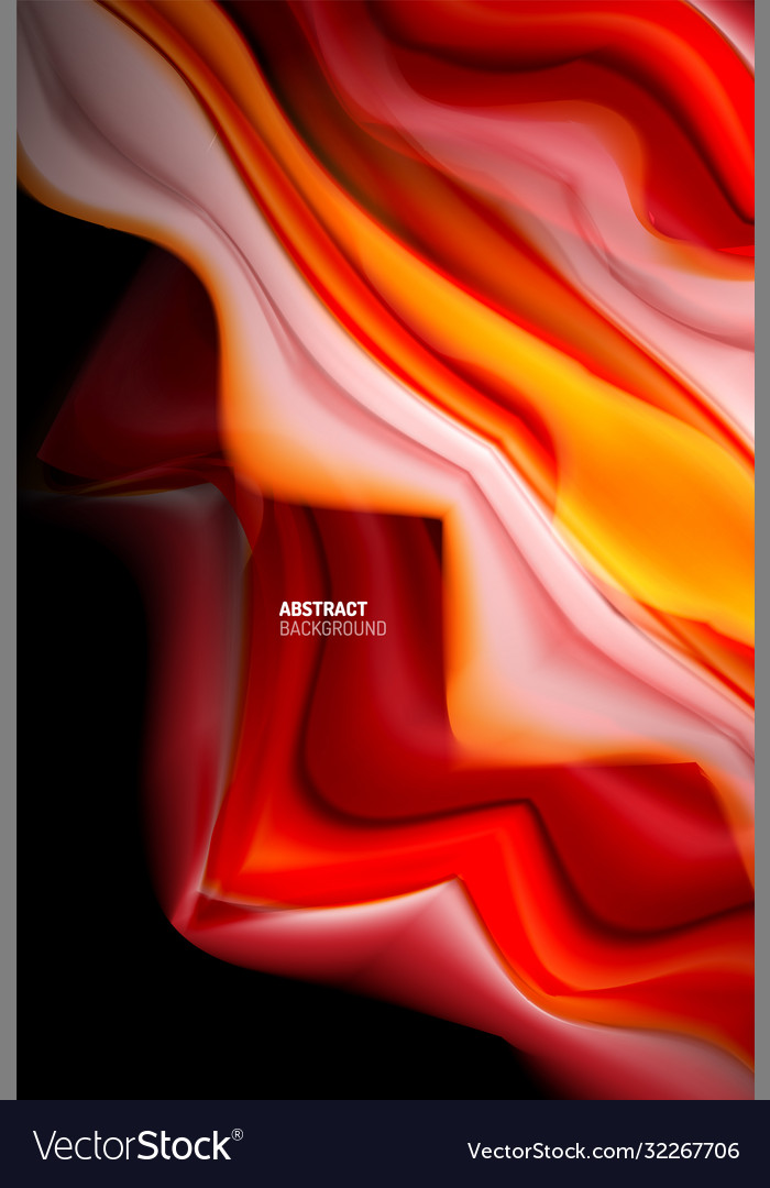 Liquid gradients abstract background color wave Vector Image