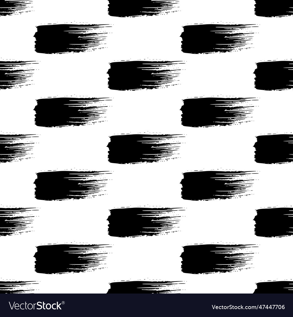 Seamless pattern with hand drawn scribble smears Vector Image