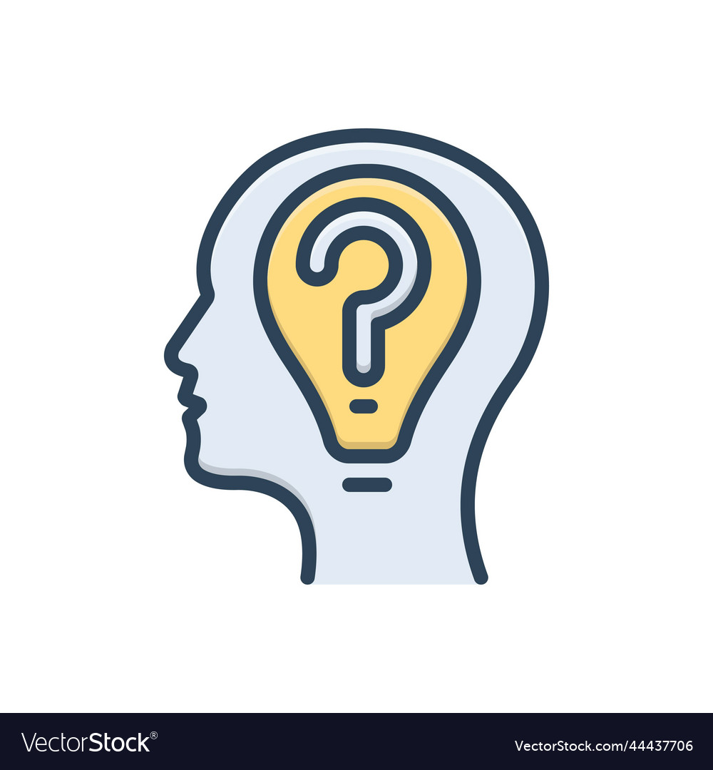Thinking Royalty Free Vector Image - VectorStock