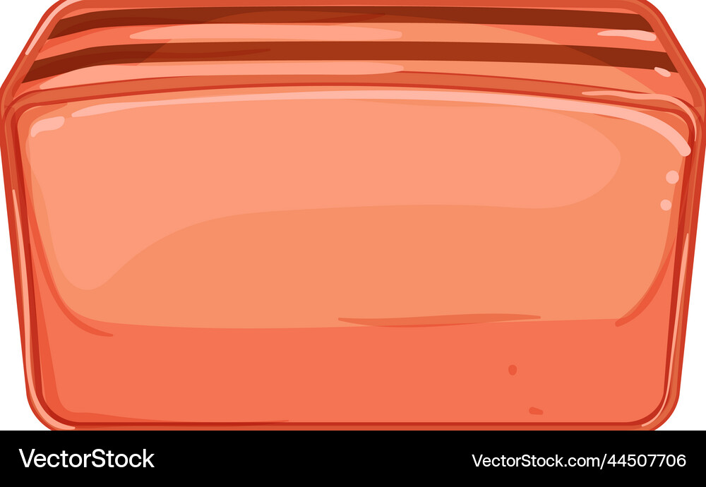 Zipper cosmetic pouch cartoon Royalty Free Vector Image