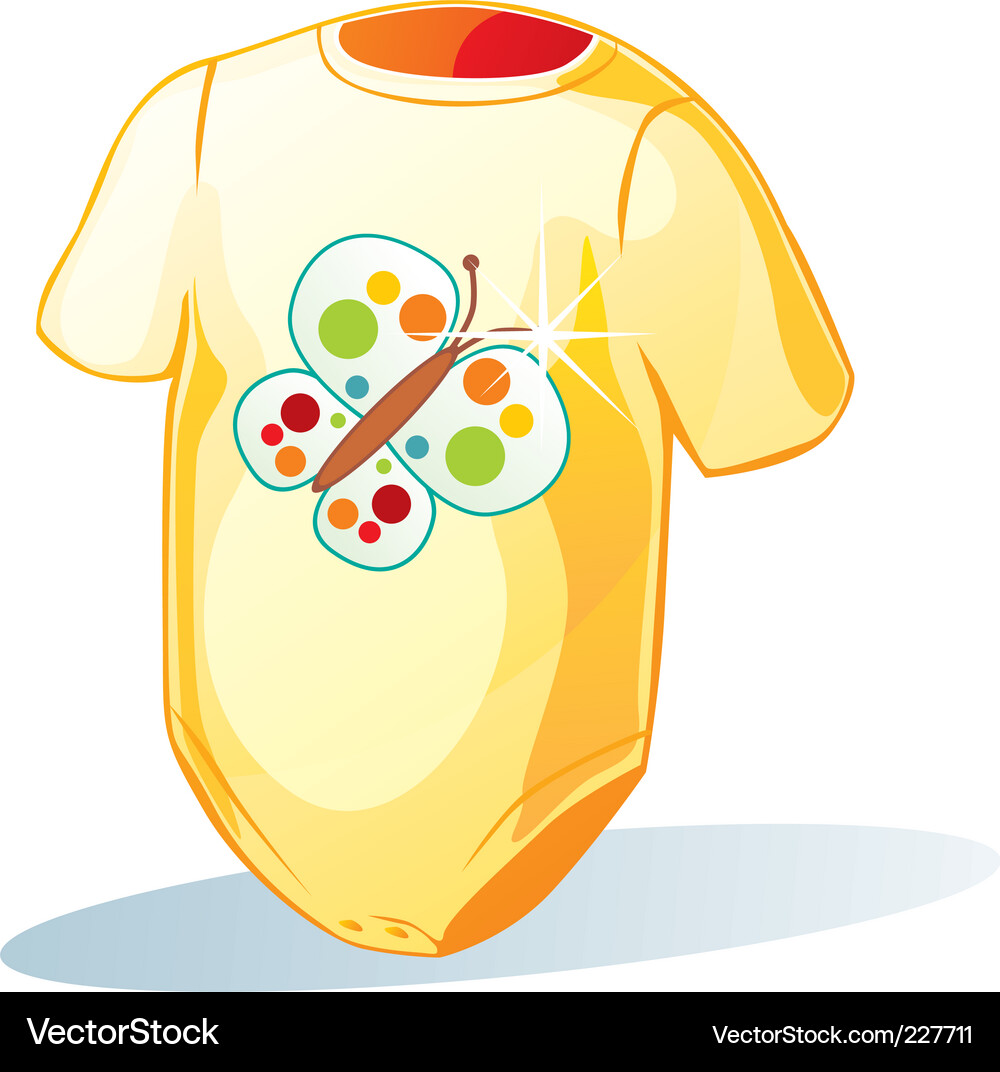 Baby t-shirt Royalty Free Vector Image - VectorStock