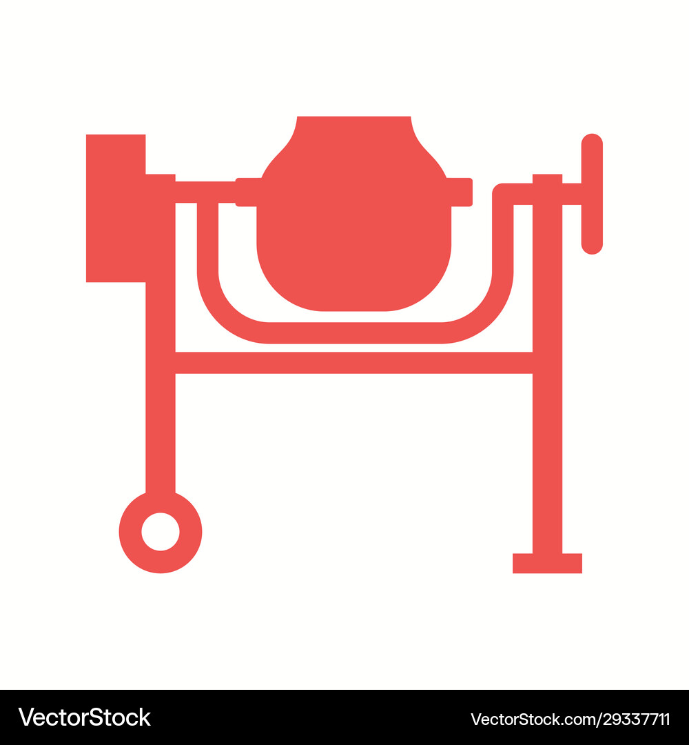 Beautiful mixer glyph icon Royalty Free Vector Image