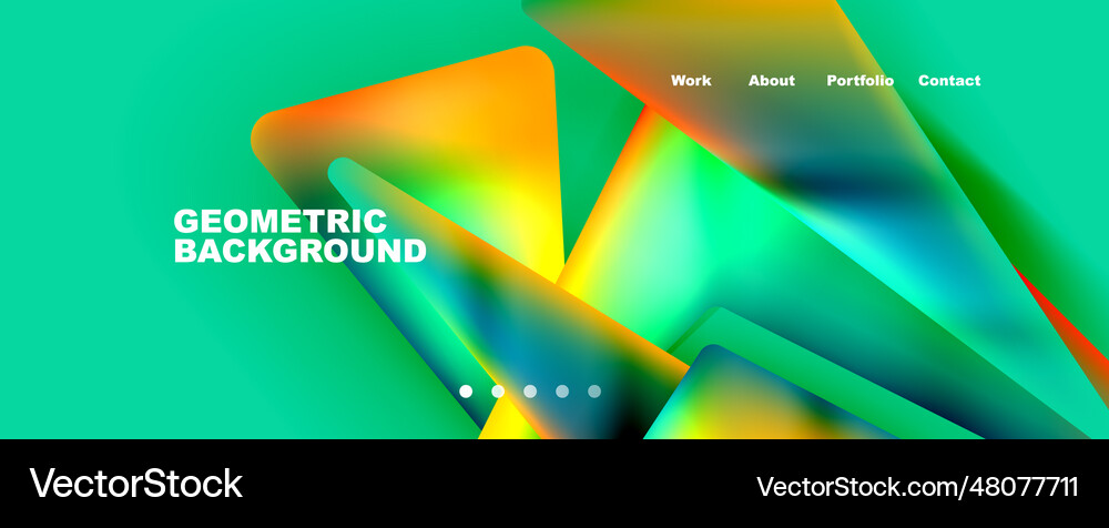 Geometric shapes minimalist abstract background Vector Image