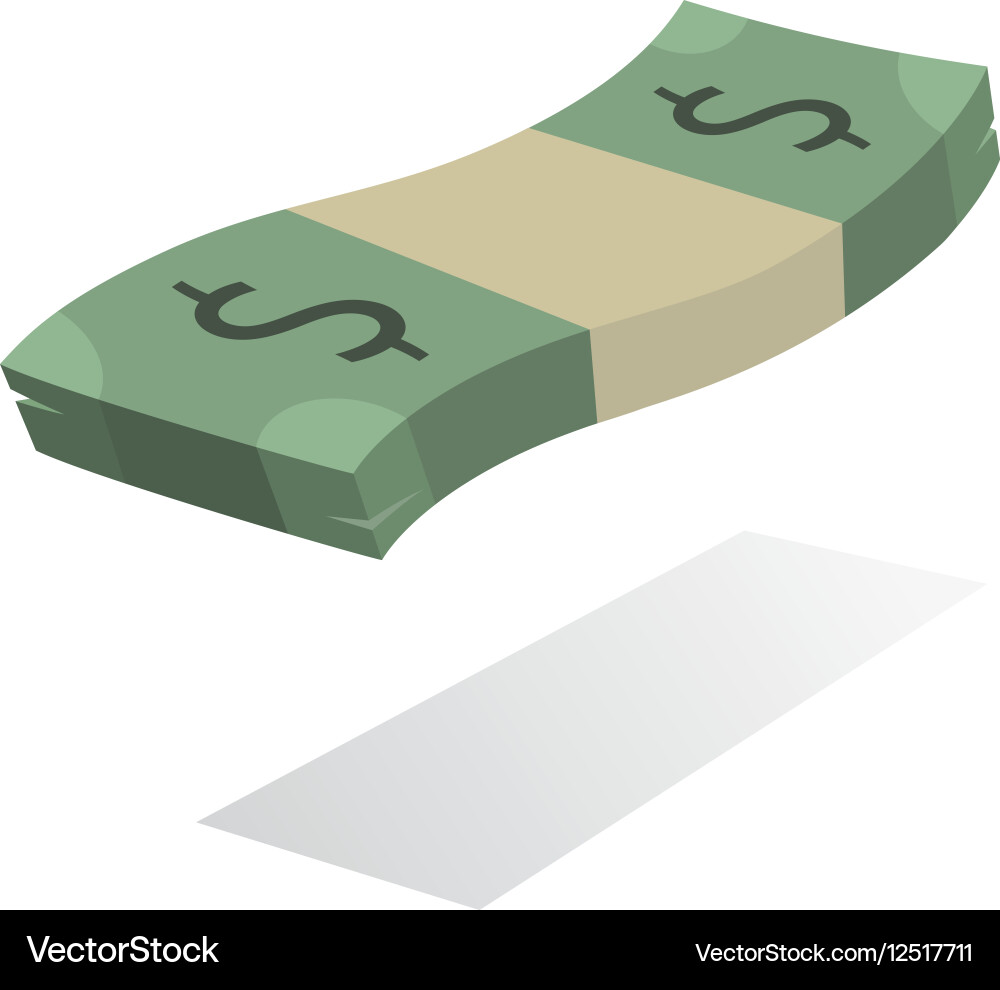 Pack of american currency Royalty Free Vector Image
