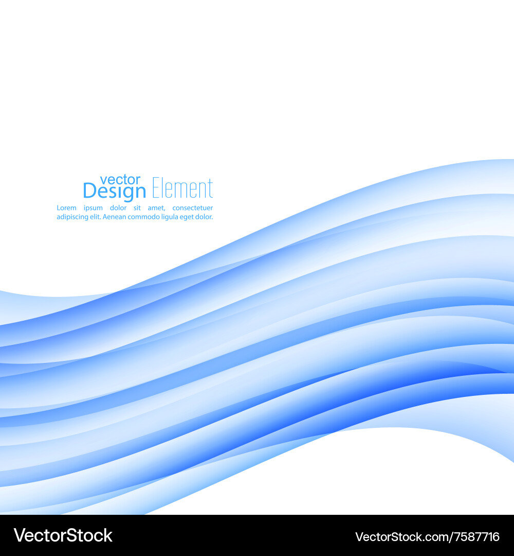 Abstract background with blue stripes Royalty Free Vector
