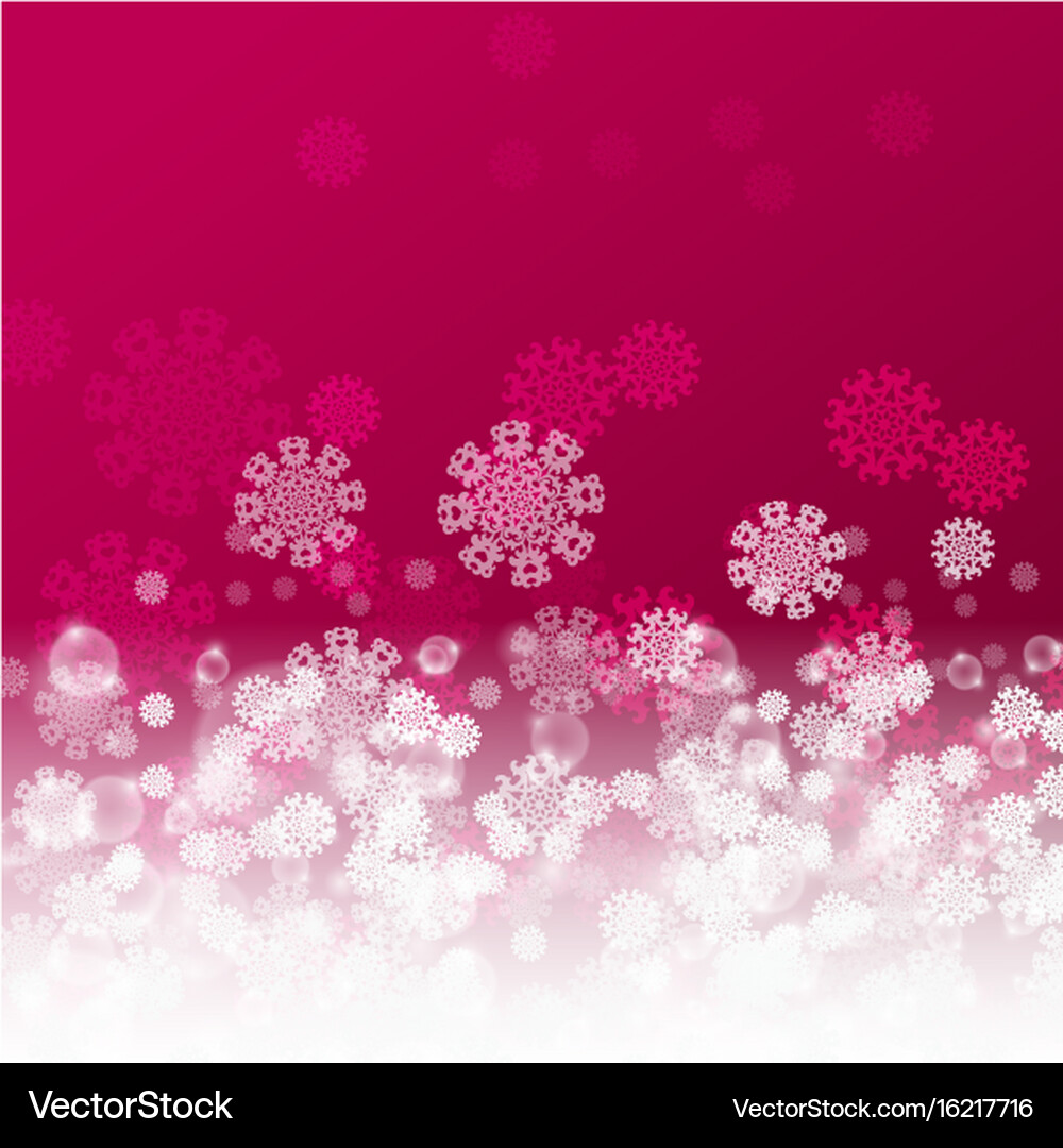 Christmas pink background Royalty Free Vector Image