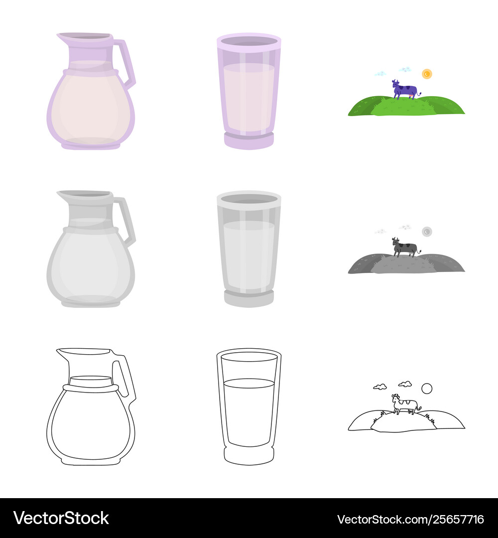 Creamy and product logo Royalty Free Vector Image