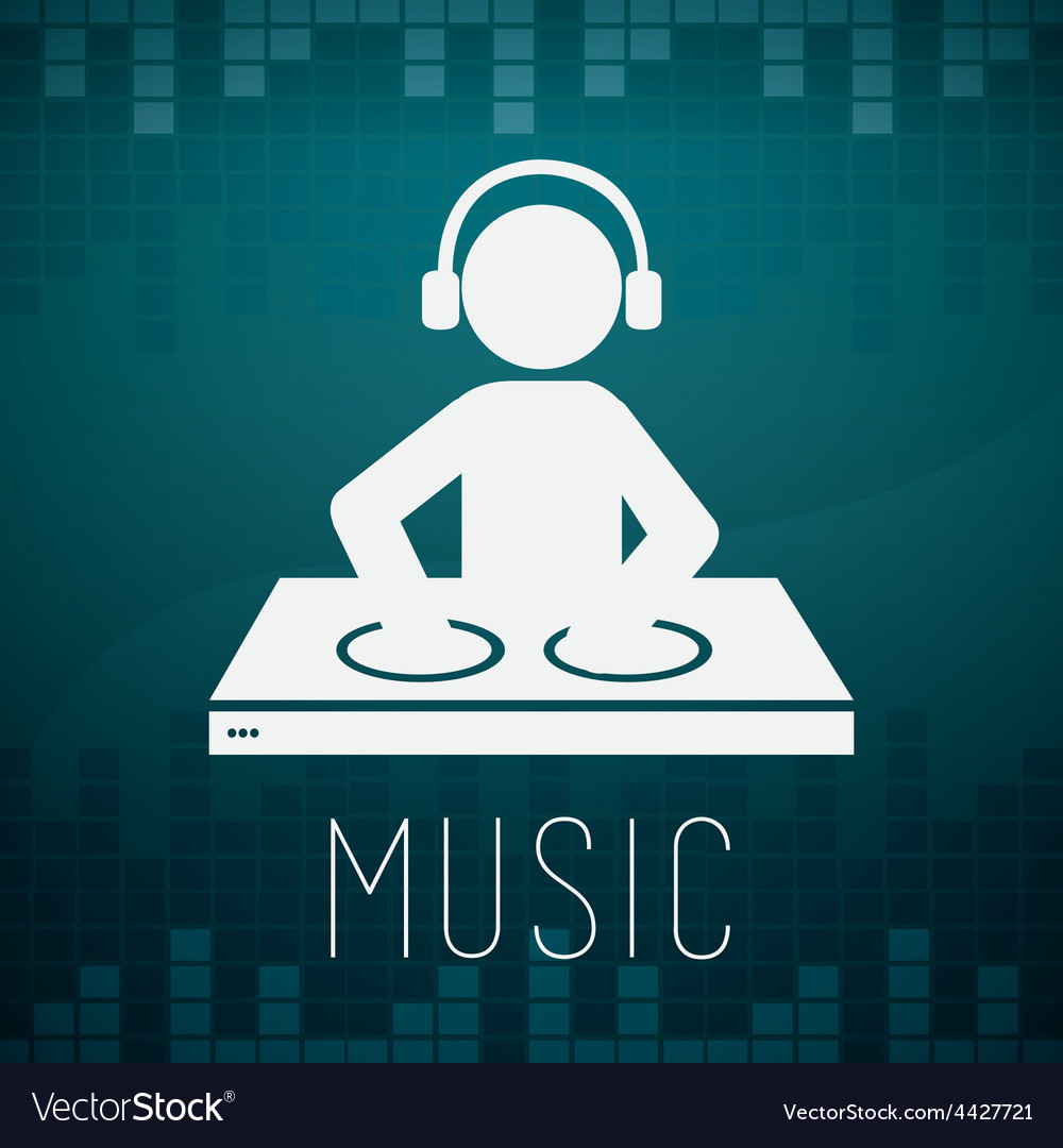 Dj design Royalty Free Vector Image - VectorStock
