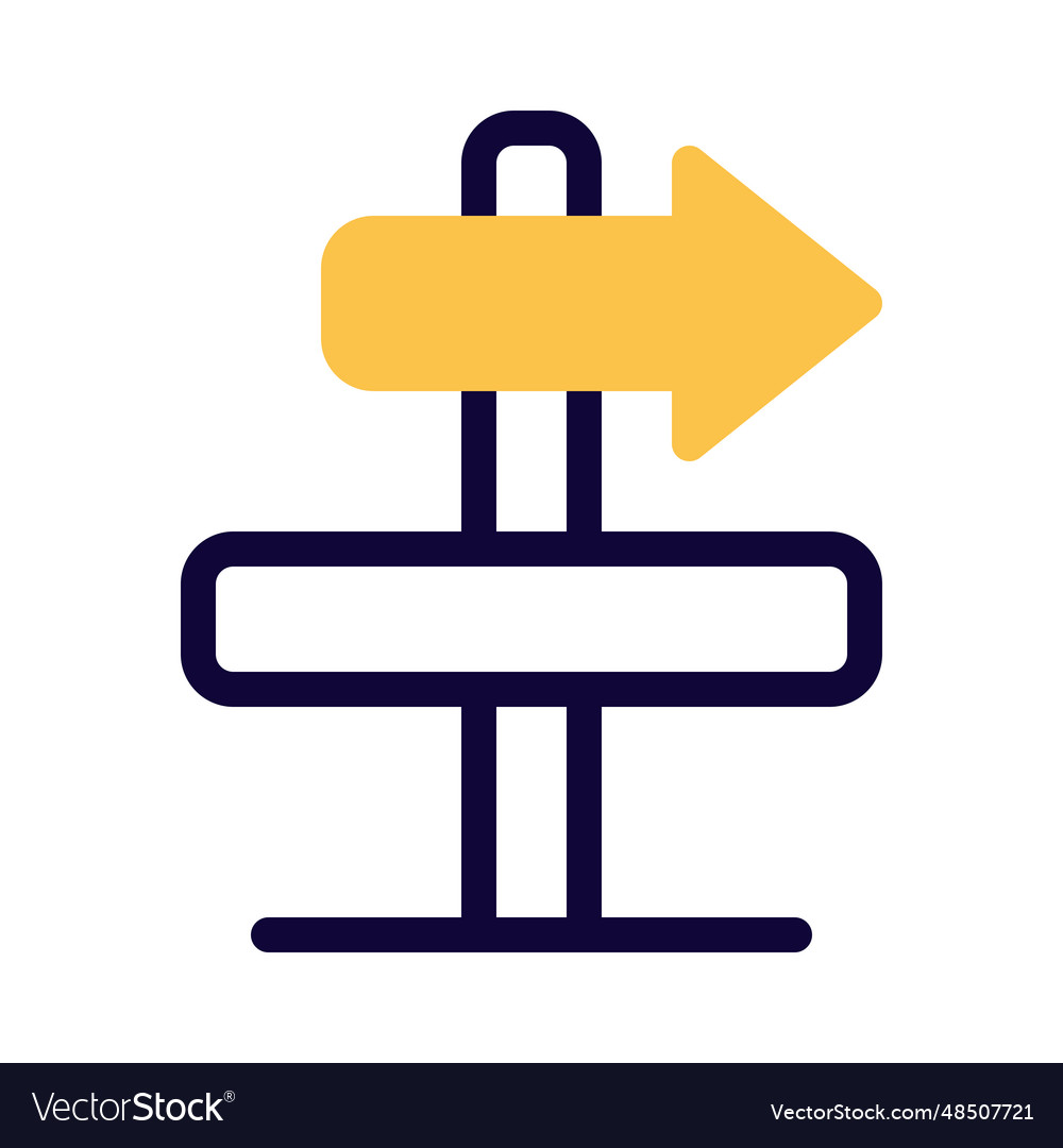 Helpful directional arrows for drivers Royalty Free Vector