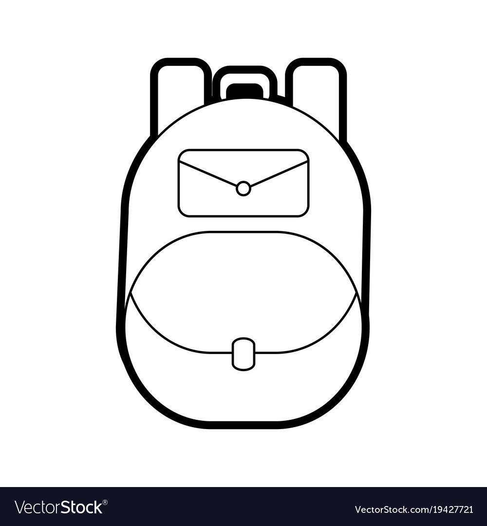 Isolated bag design Royalty Free Vector Image - VectorStock