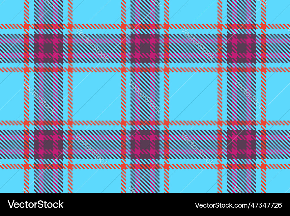 Background plaid fabric of check pattern tartan Vector Image