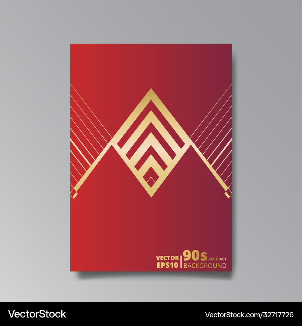 Chaos abstract geometric covers design cool Vector Image