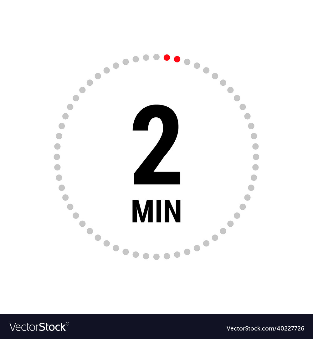 Isolated with timer Royalty Free Vector Image - VectorStock