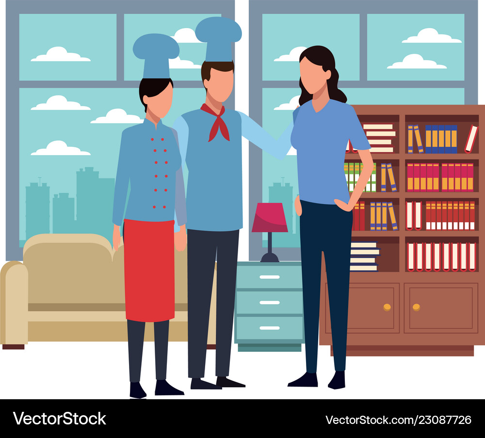 People job and occupation Royalty Free Vector Image