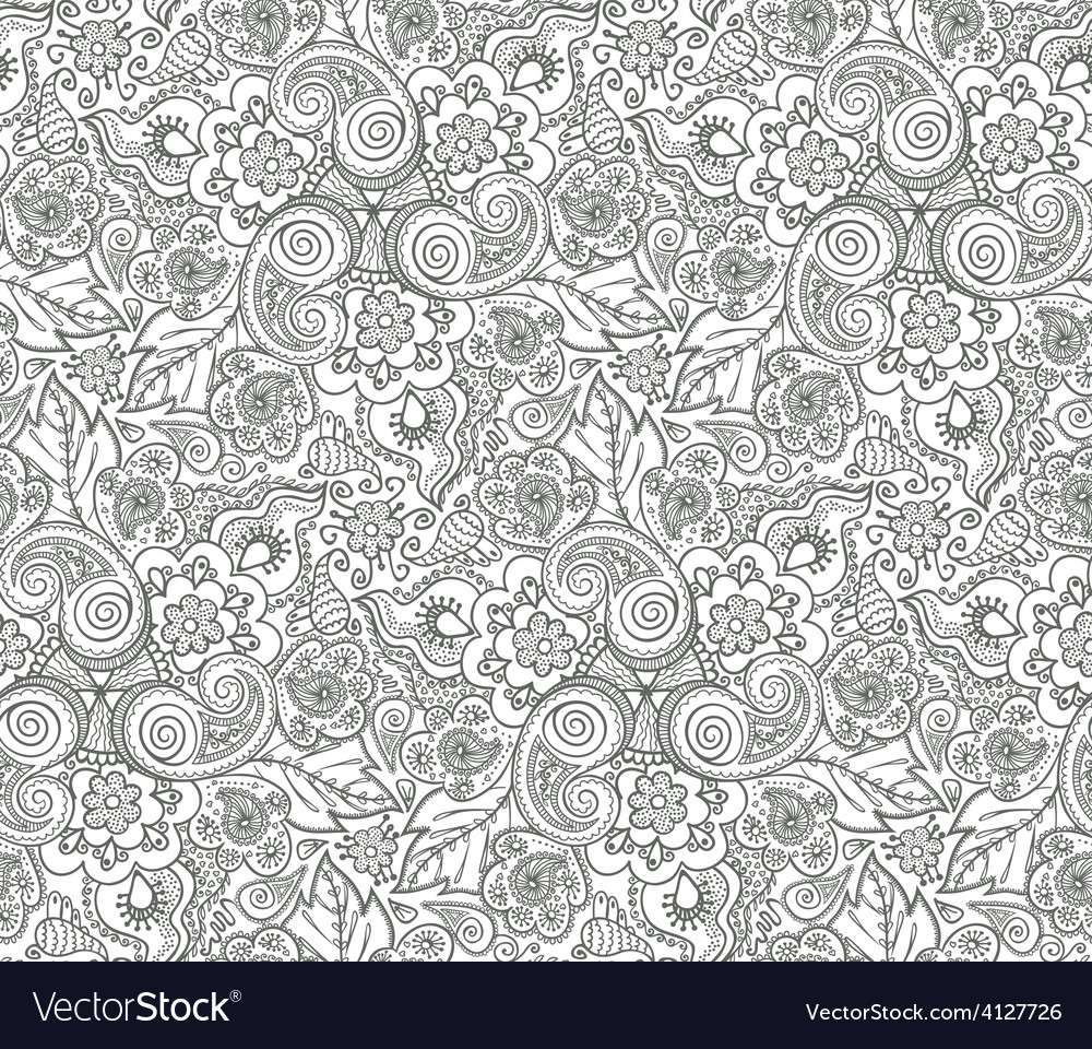Seamless lace pattern Royalty Free Vector Image