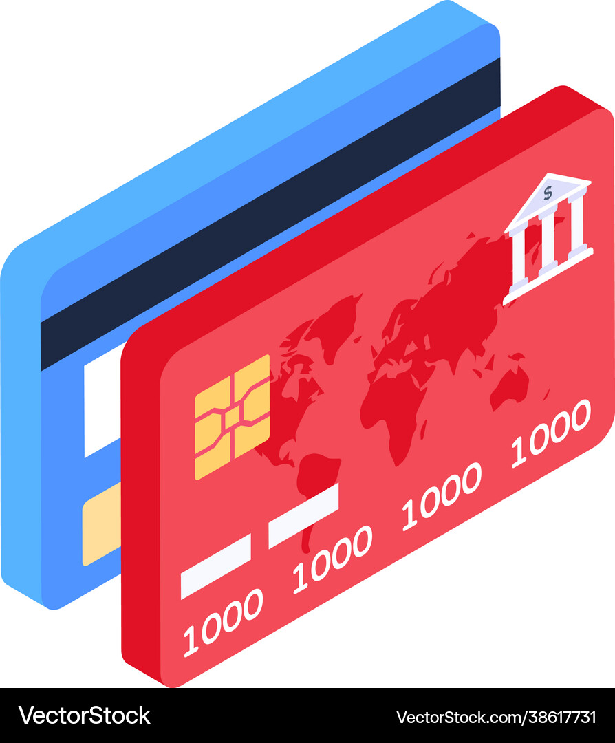 Credit cards Royalty Free Vector Image - VectorStock