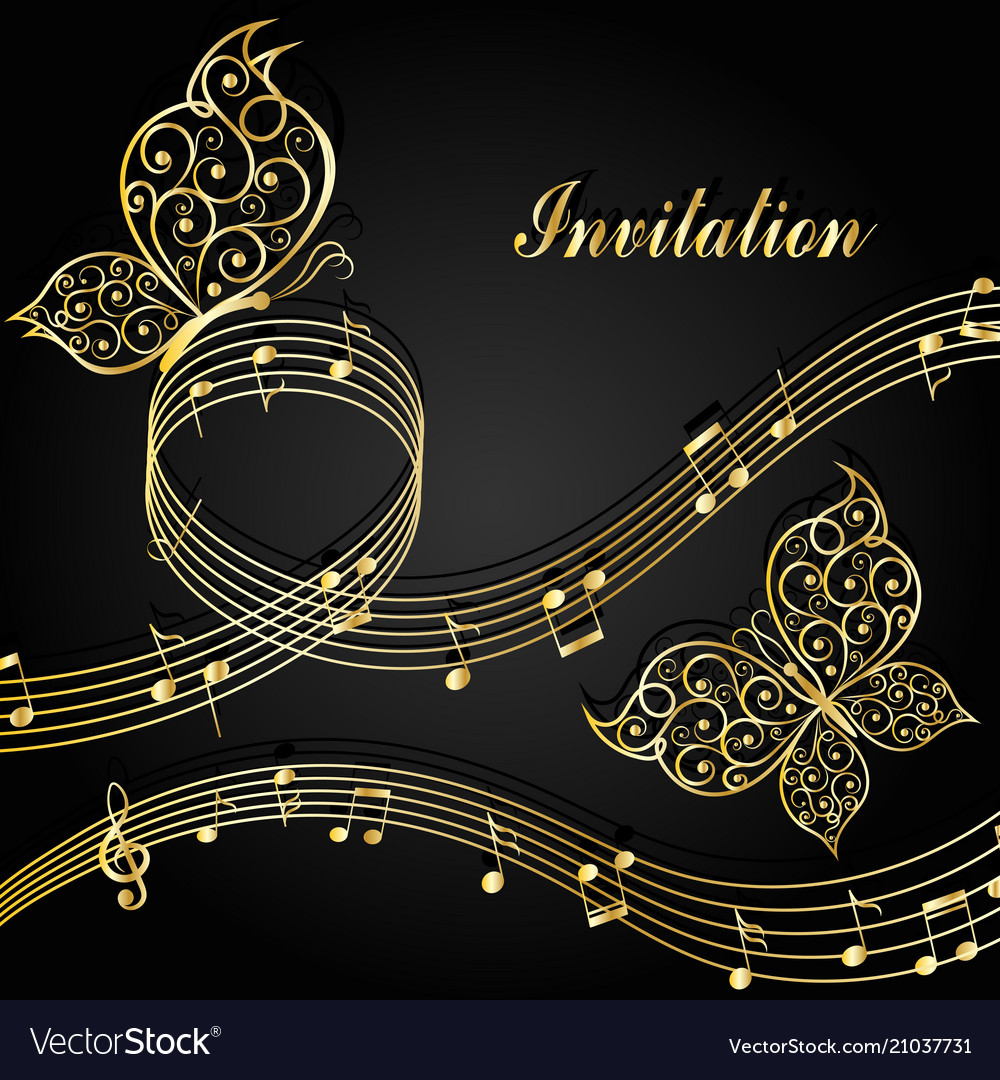 Musical design elements Royalty Free Vector Image