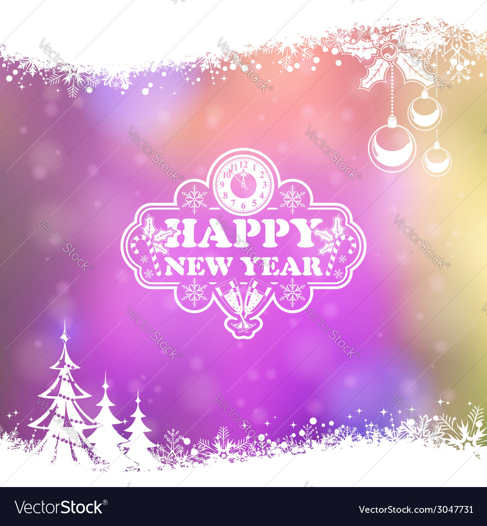 New year frame Royalty Free Vector Image - VectorStock