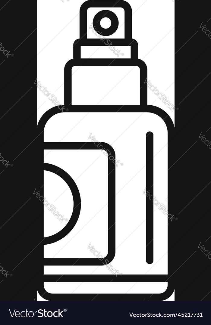 Nose spray icon outline allergy seasonal Vector Image Nose spray icon outline allergy seasonal Vector Image