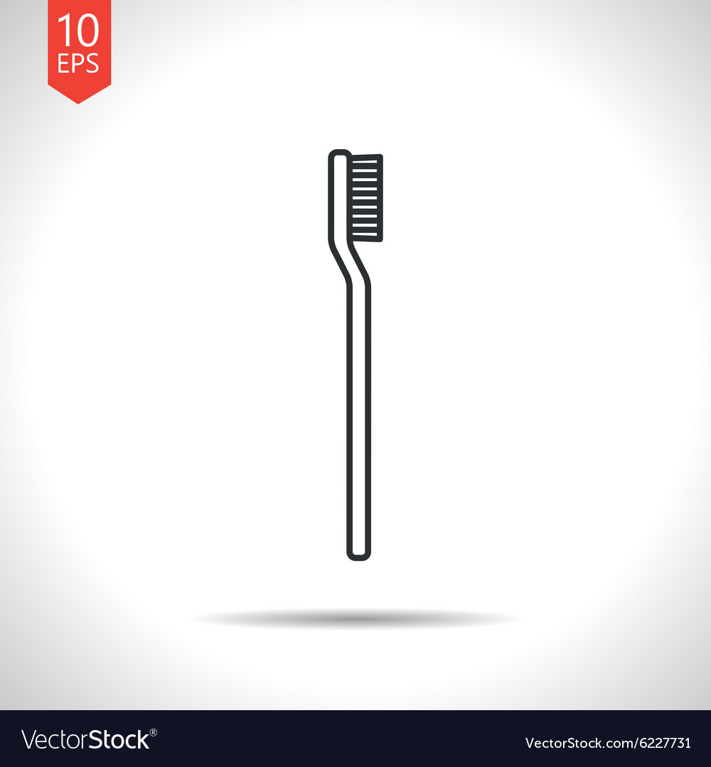 Toothbrush Royalty Free Vector Image - VectorStock